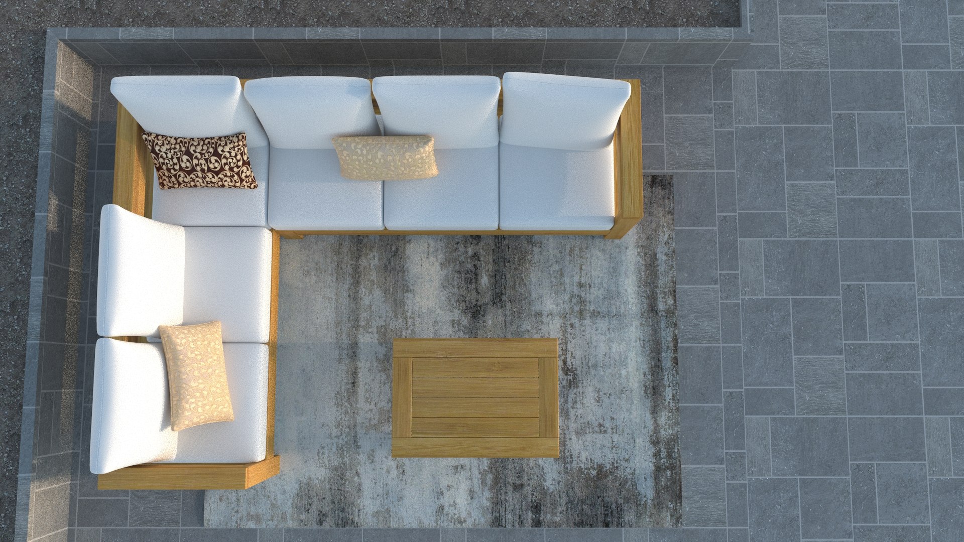 3D Outdoor Sofa Model - TurboSquid 2262692