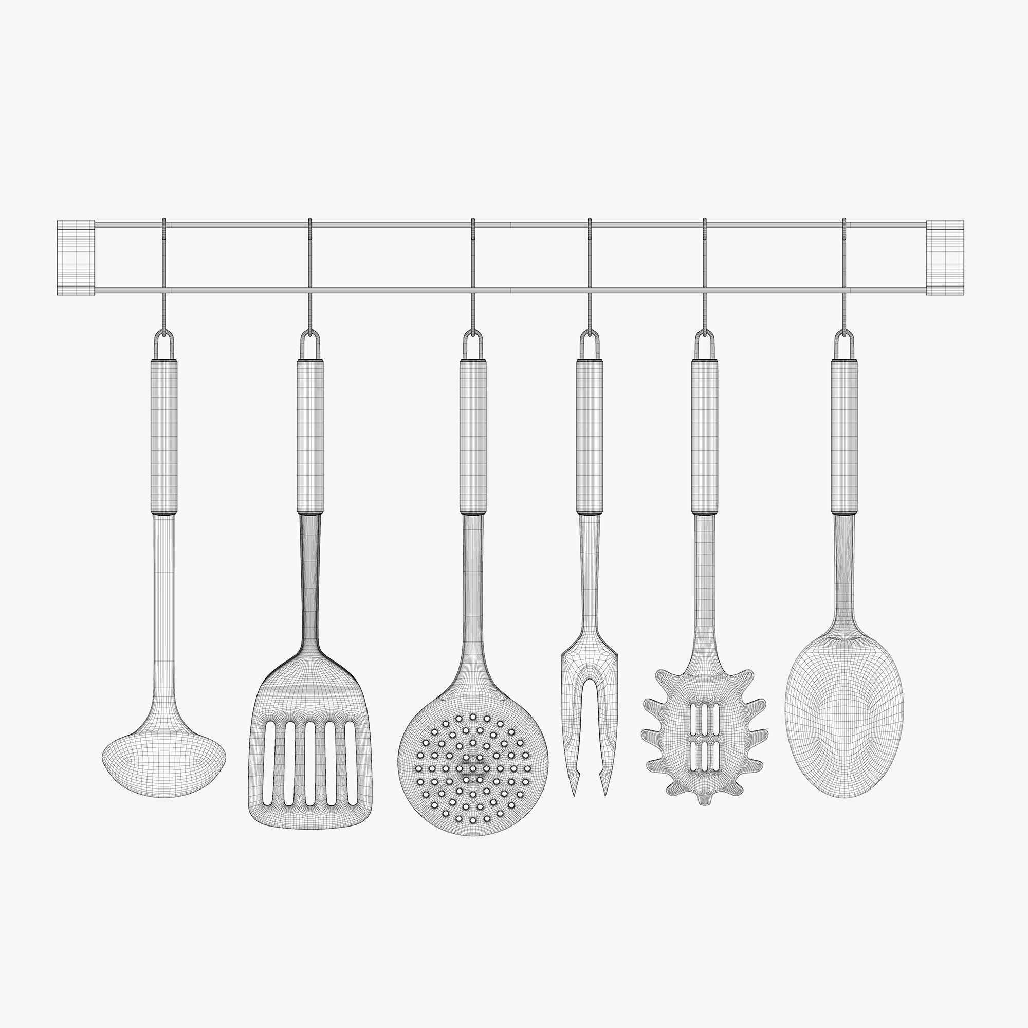 3D kitchen utensils set - TurboSquid 1649098