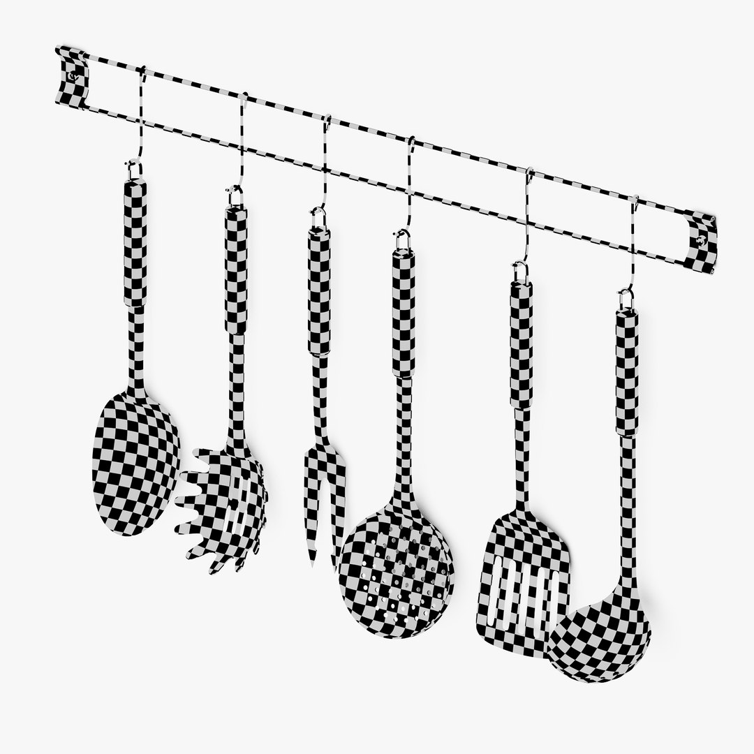3D Kitchen Utensils Set - TurboSquid 1649098