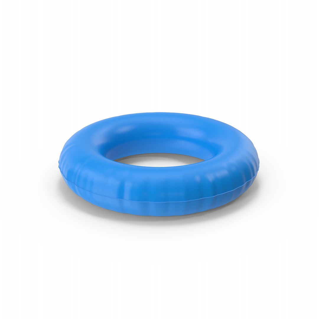 3D Blue Pool Ring - TurboSquid 2165631