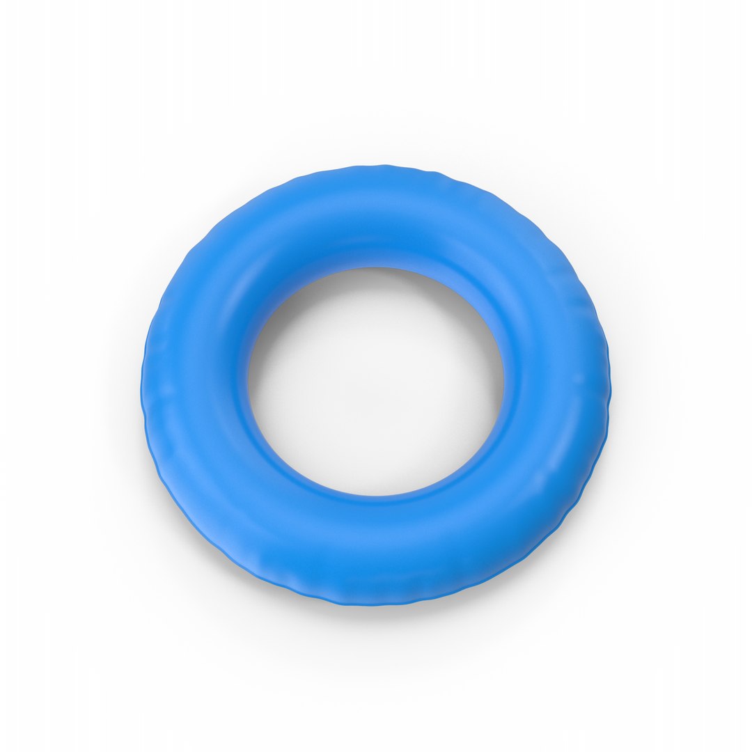3D Blue Pool Ring - TurboSquid 2165631