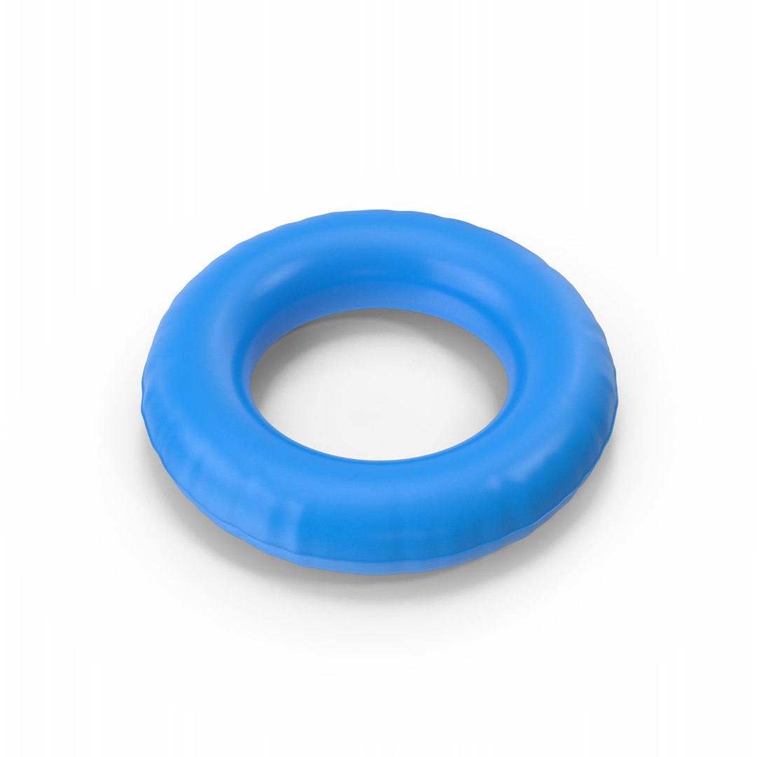 3D Blue Pool Ring - TurboSquid 2165631