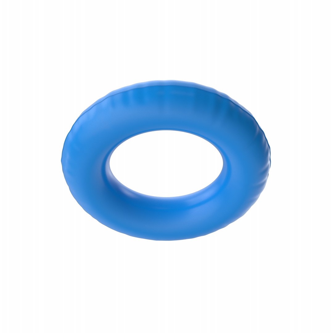 3D Blue Pool Ring - TurboSquid 2165631