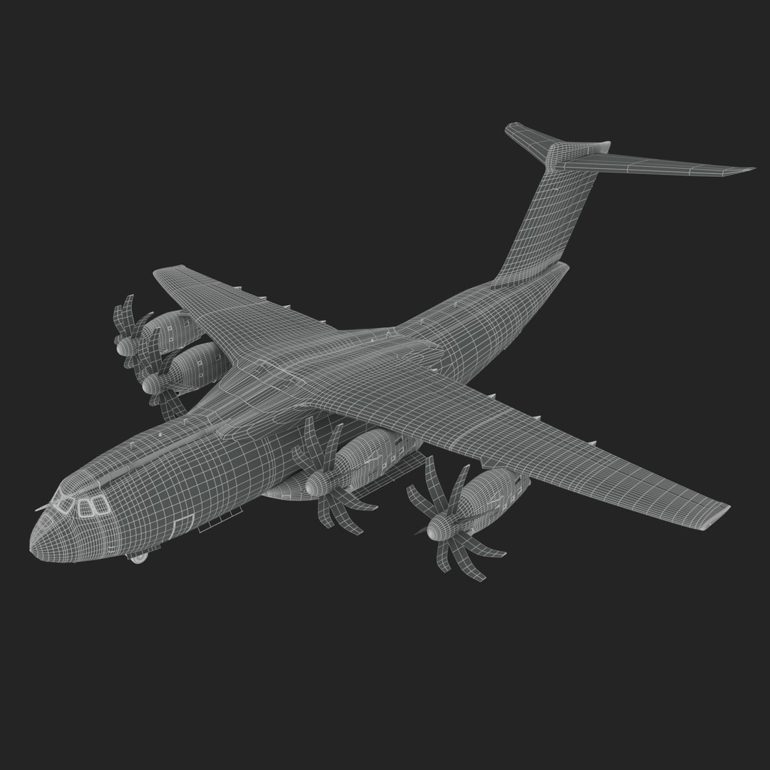 Airbus A400M 3D Model - TurboSquid 2192416
