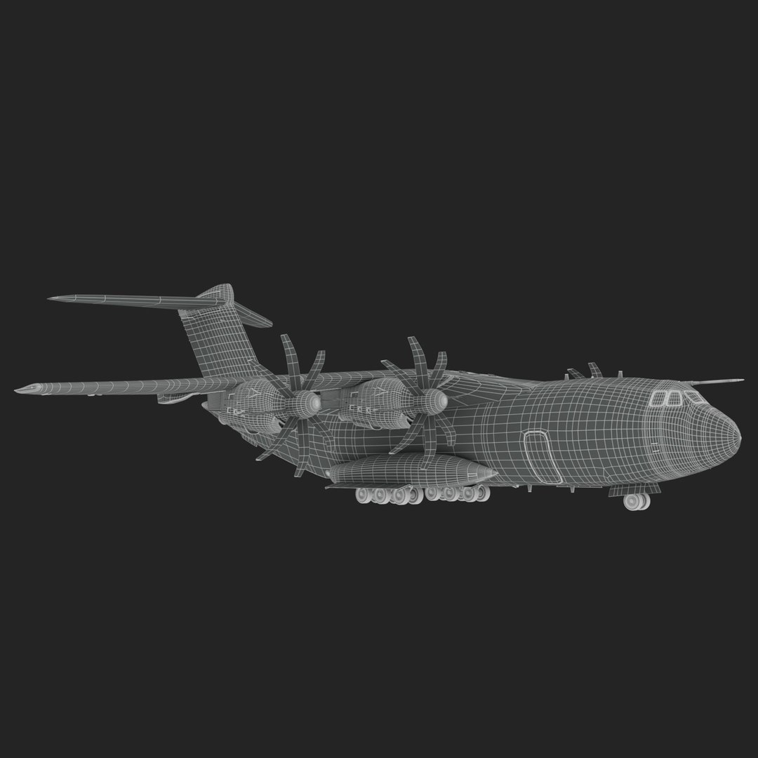 Airbus A400M 3D Model - TurboSquid 2192416
