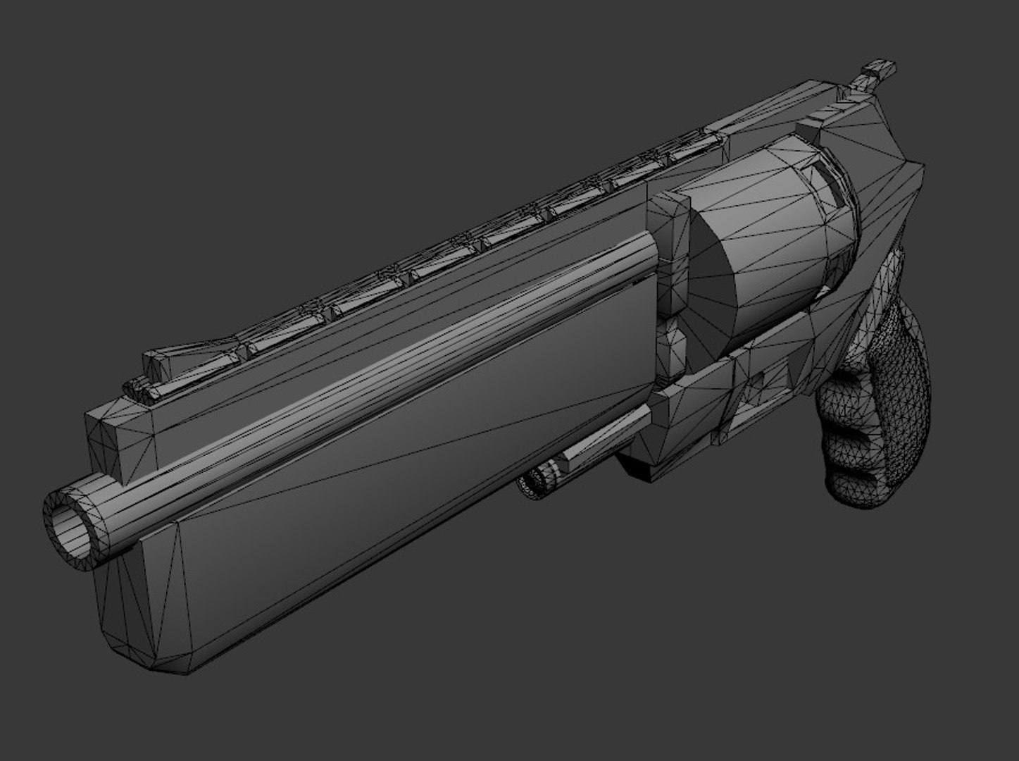 3D Scifi Revolver Gun Model | 1147061 | TurboSquid