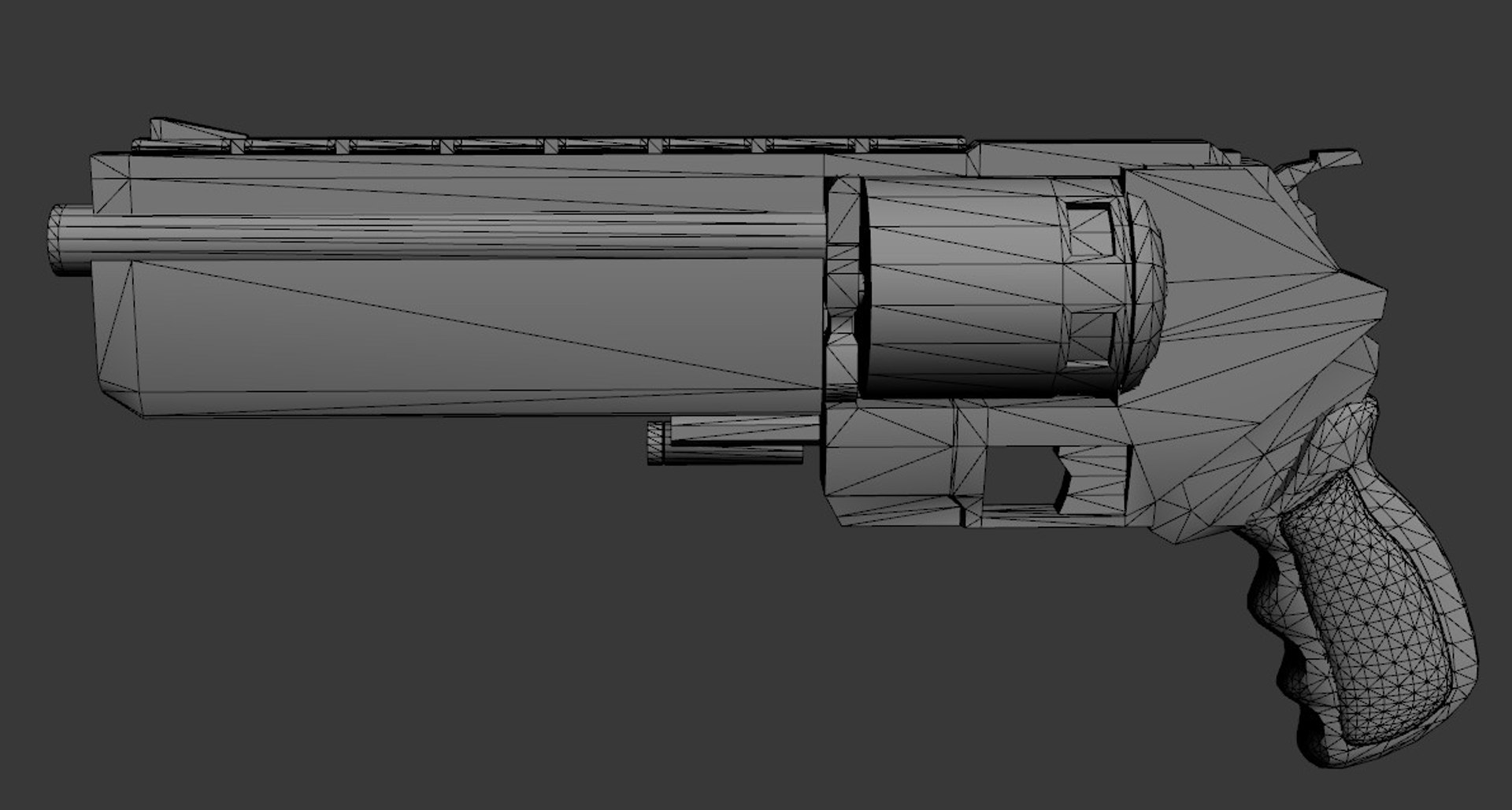 3D Scifi Revolver Gun Model | 1147061 | TurboSquid