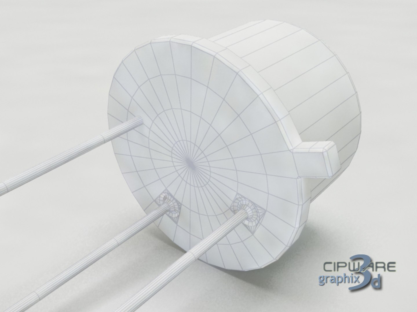 3d Model Transistor 1