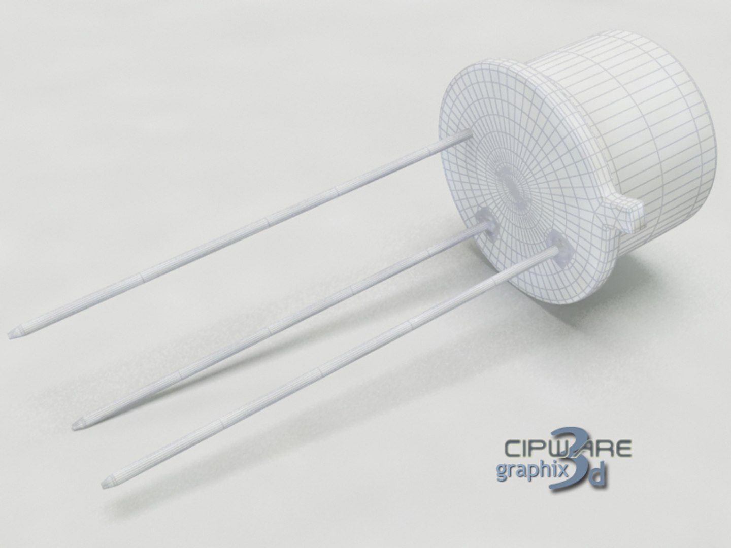 3d Model Transistor 1