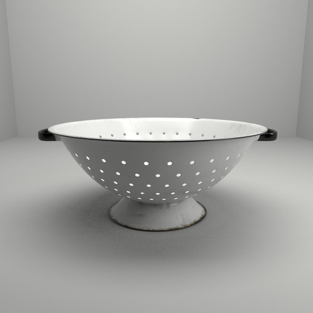 3d model used colander