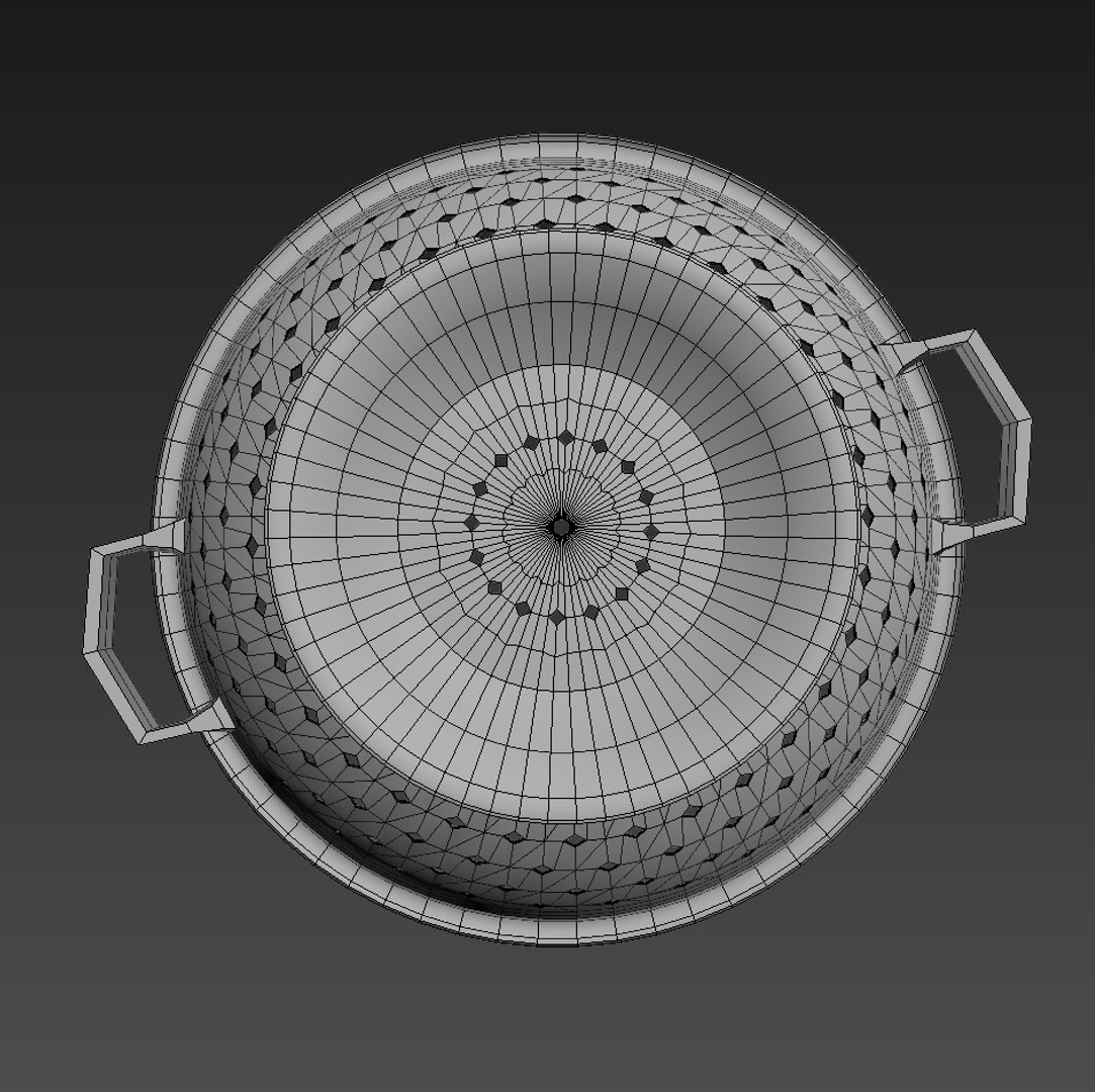 3d model used colander