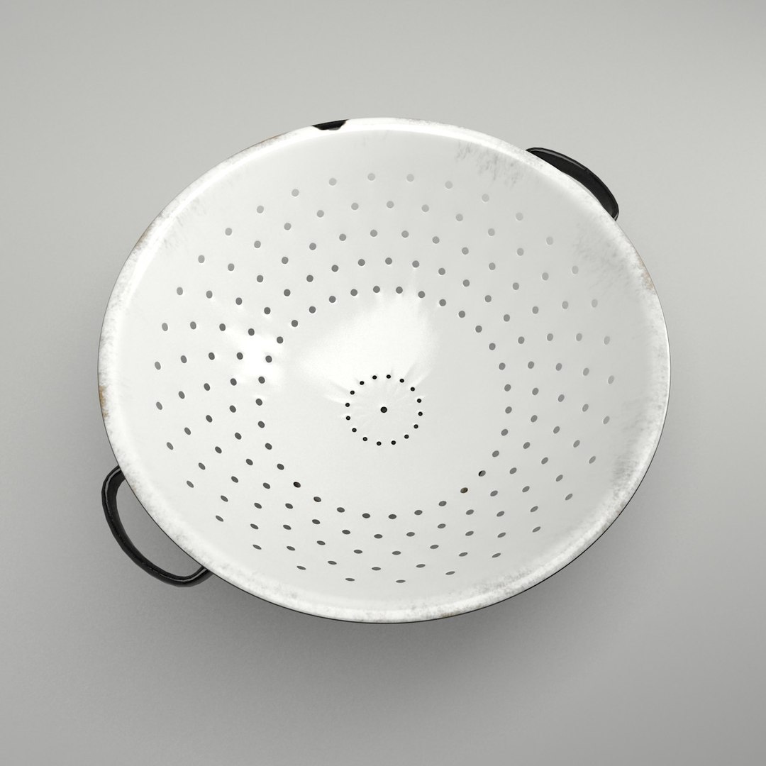 3d model used colander