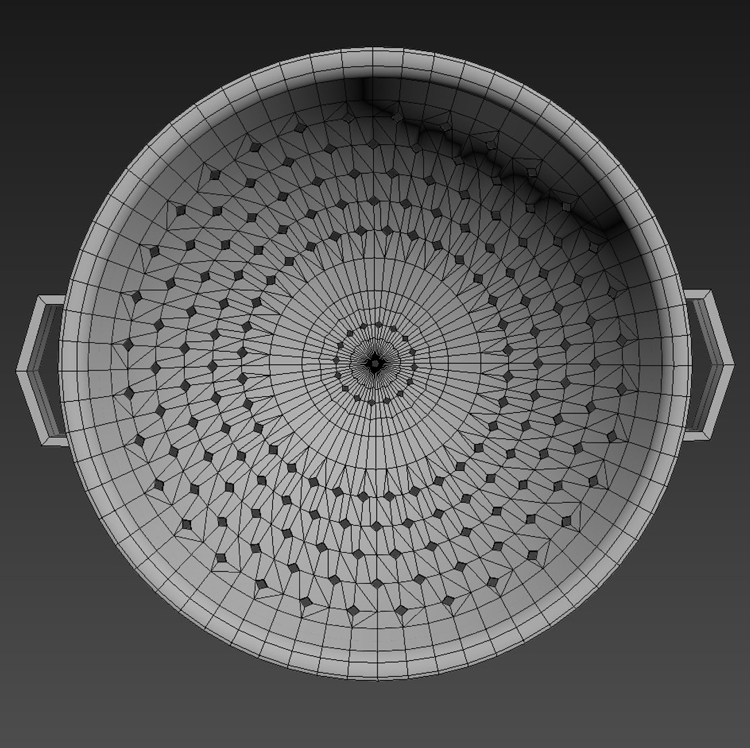 3d model used colander