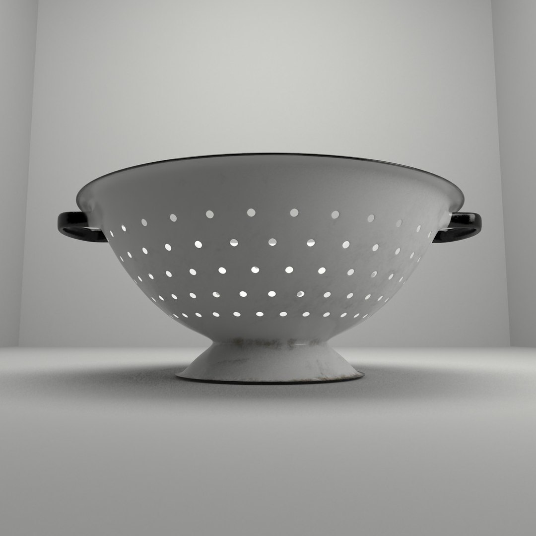 3d model used colander