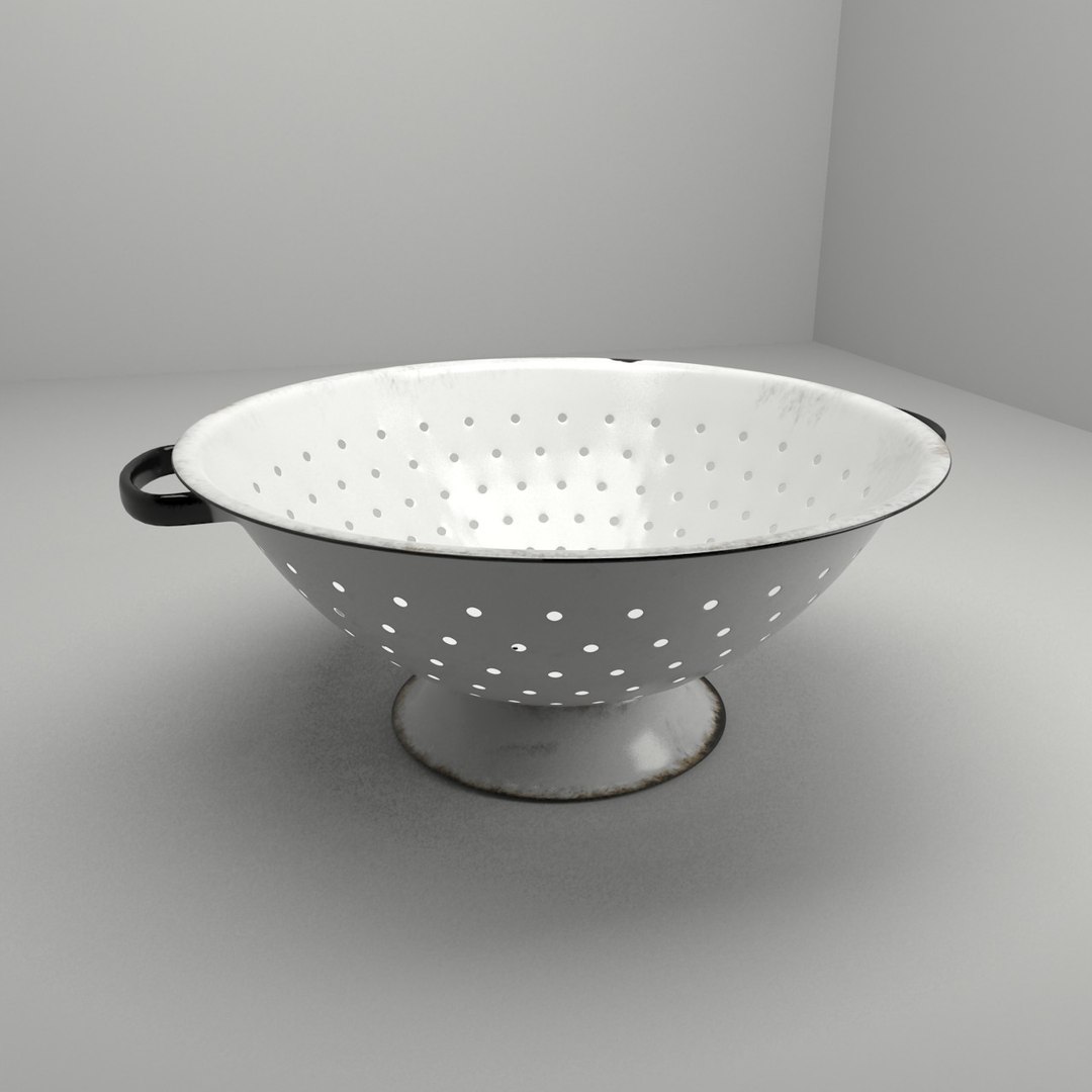 3d model used colander