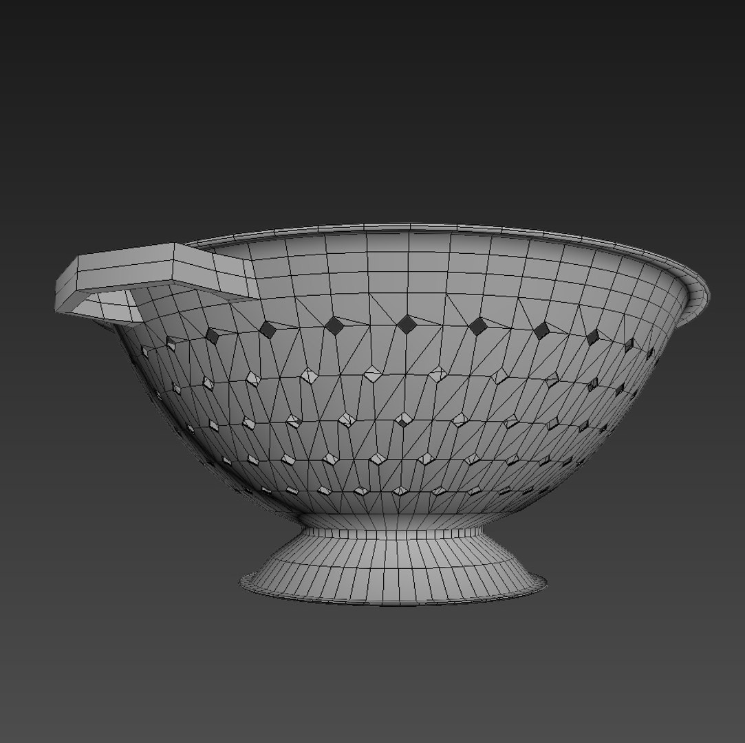 3d model used colander