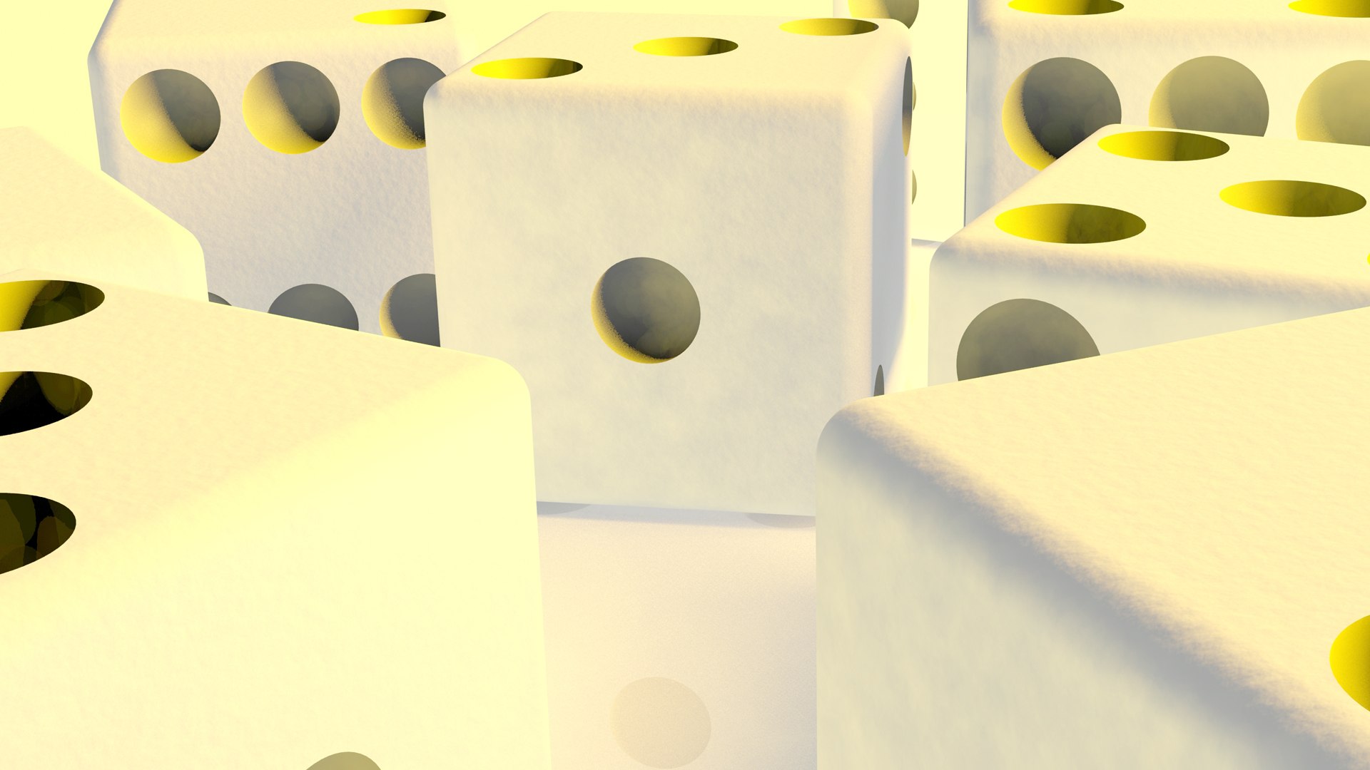 3d Model Playing Dice 1