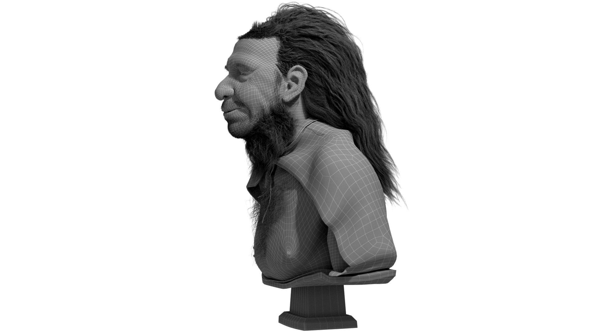 Neanderthal Bust 3D Model - TurboSquid 1568539