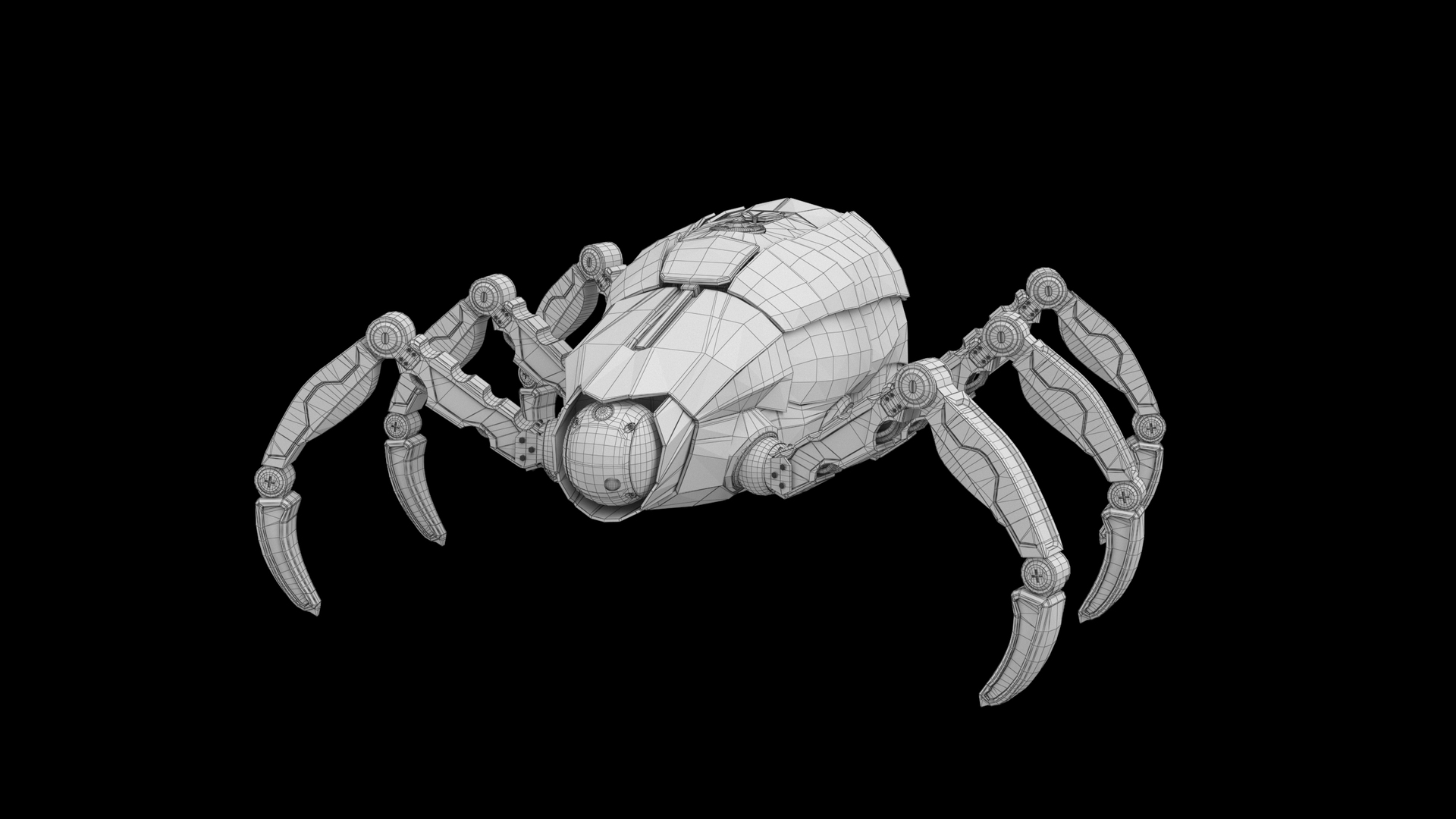 3D Model Sci-fi Spider Animation - TurboSquid 1290816