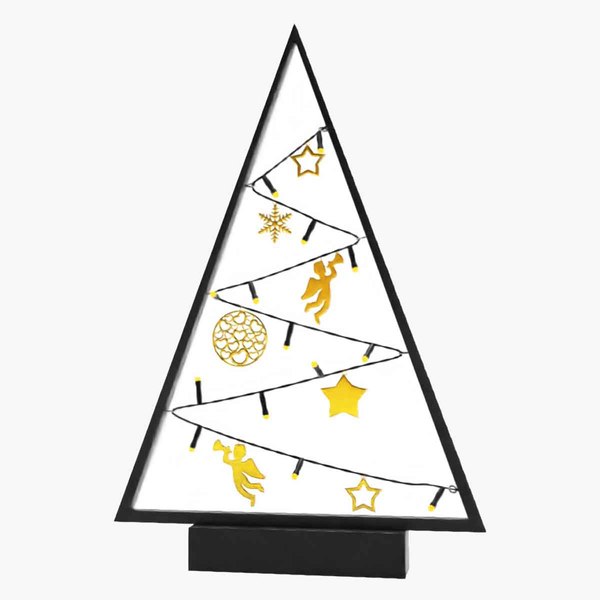 Metal christmas tree 3D model - TurboSquid 1622777