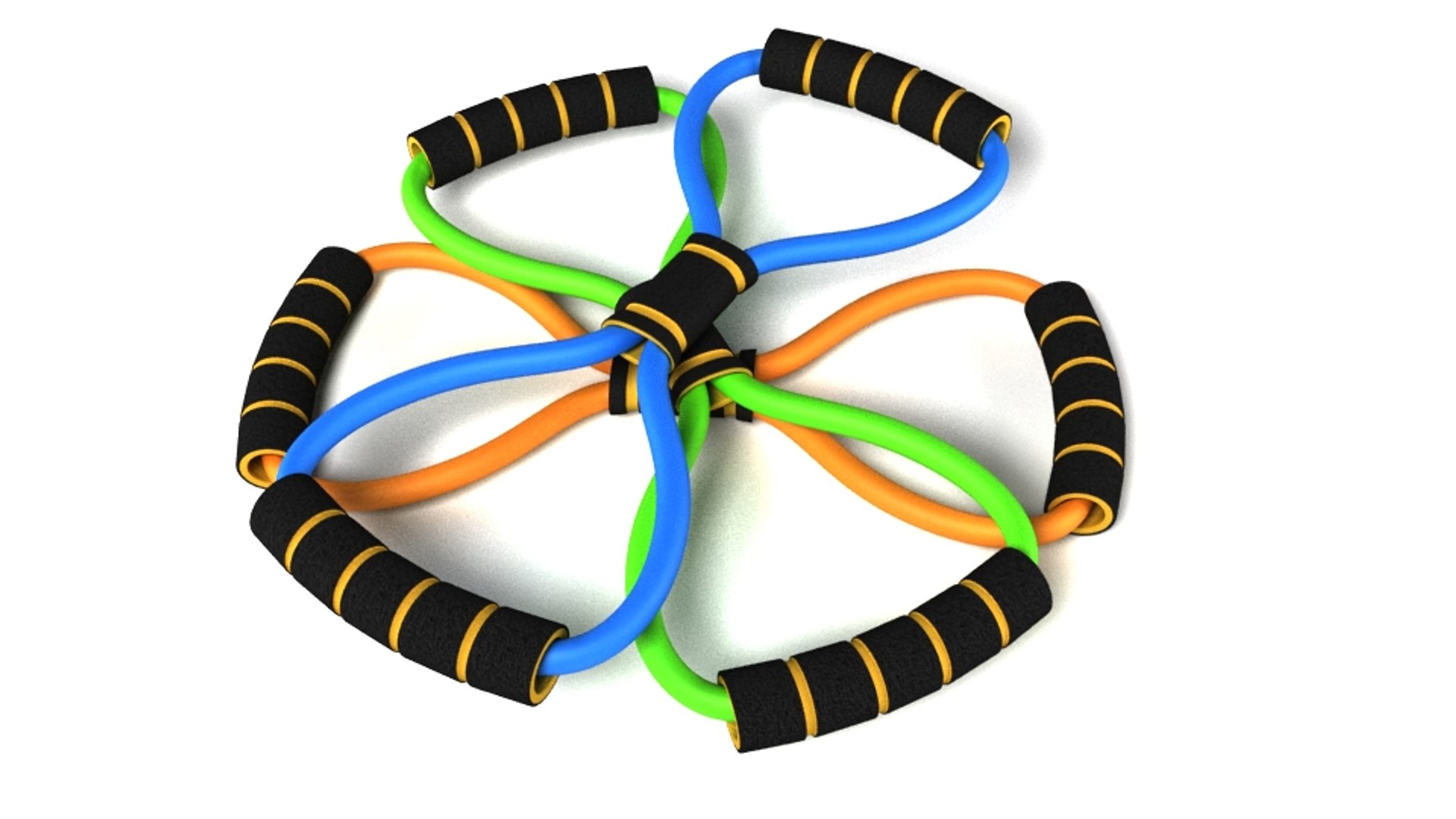 3d Model Resistance Bands