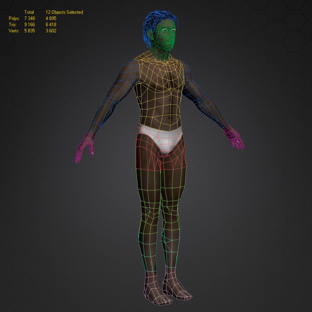 Character Mmorpg Body 3d Model