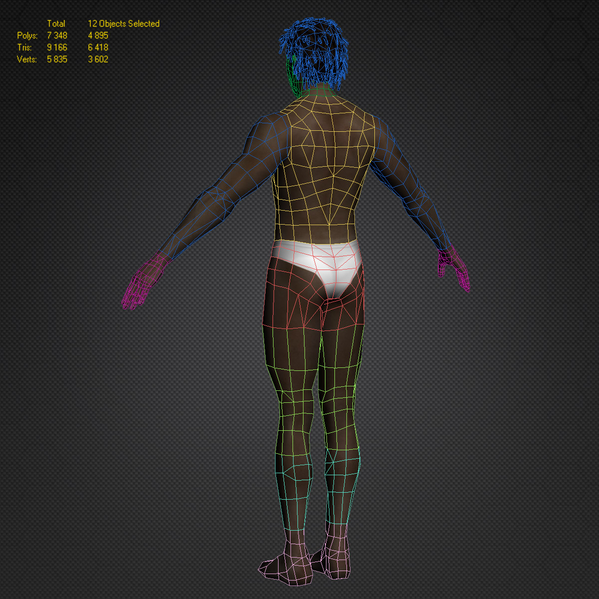 character mmorpg body 3d model
