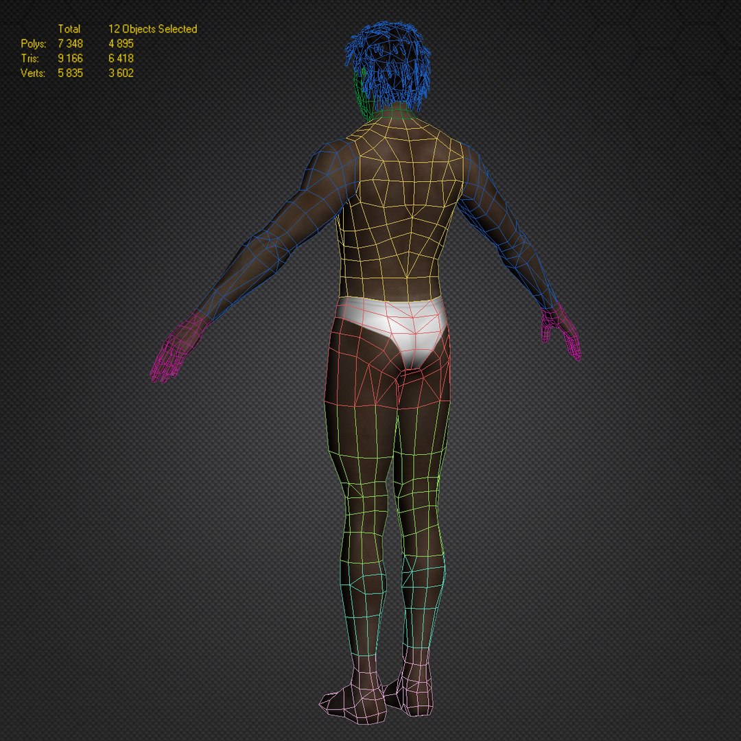 Character Mmorpg Body 3d Model
