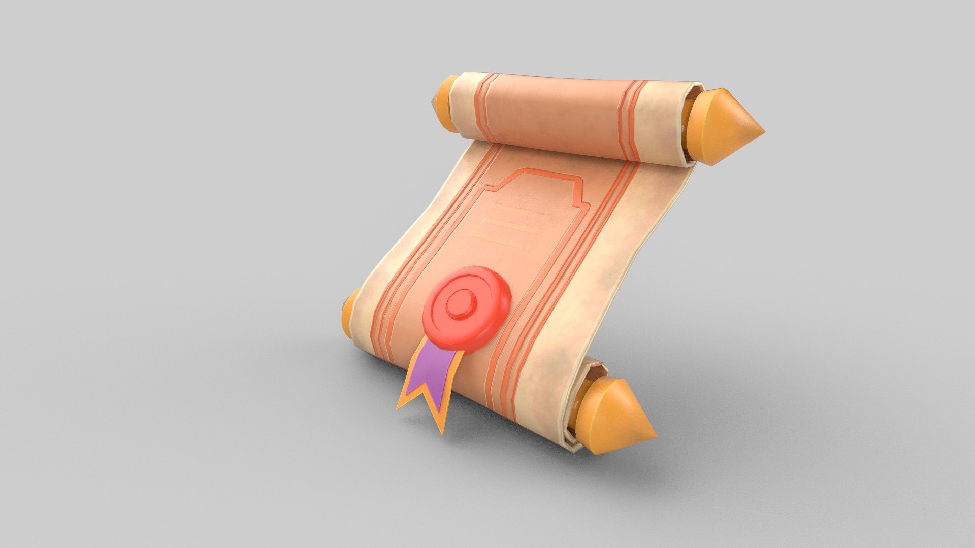 3D model scroll - TurboSquid 1843517