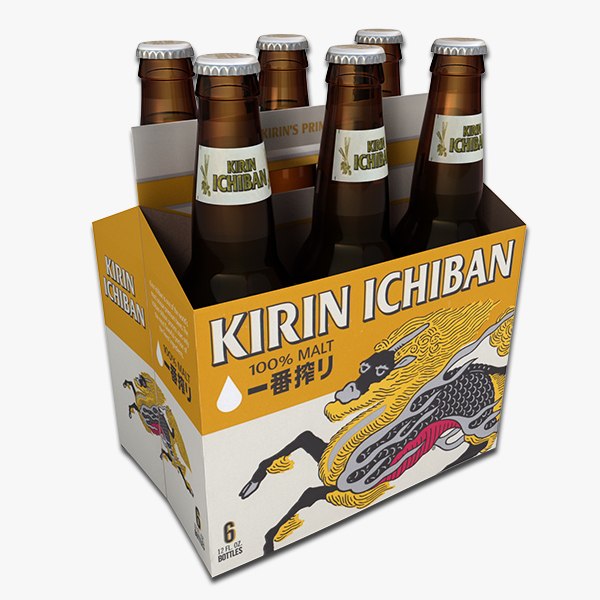 3D beer paper pack - TurboSquid 1321605