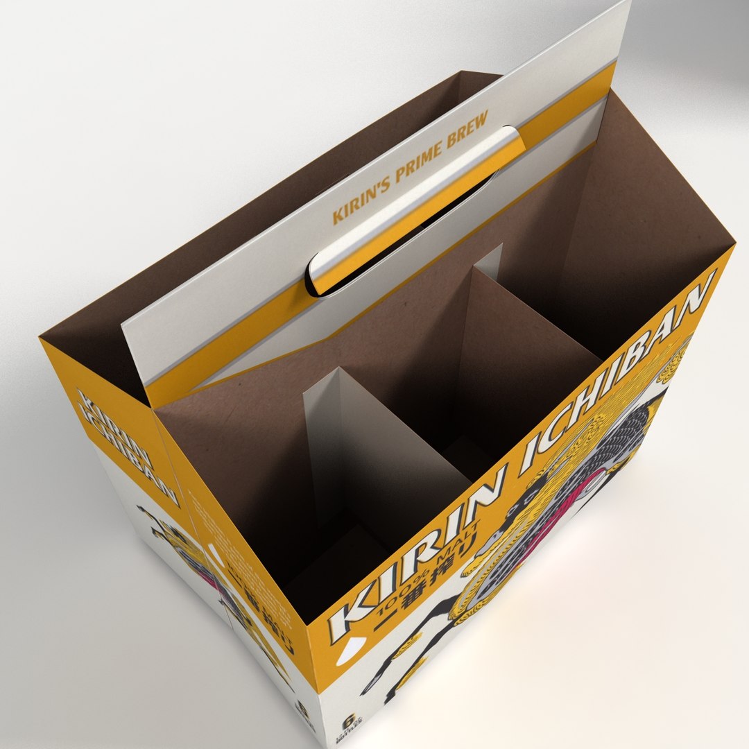 Pack Kirin Beer 3d Model