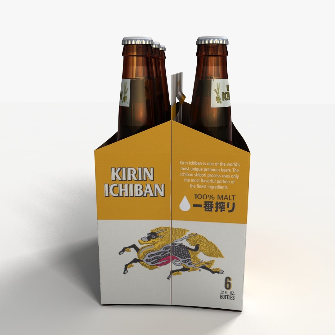 Pack Kirin Beer 3d Model