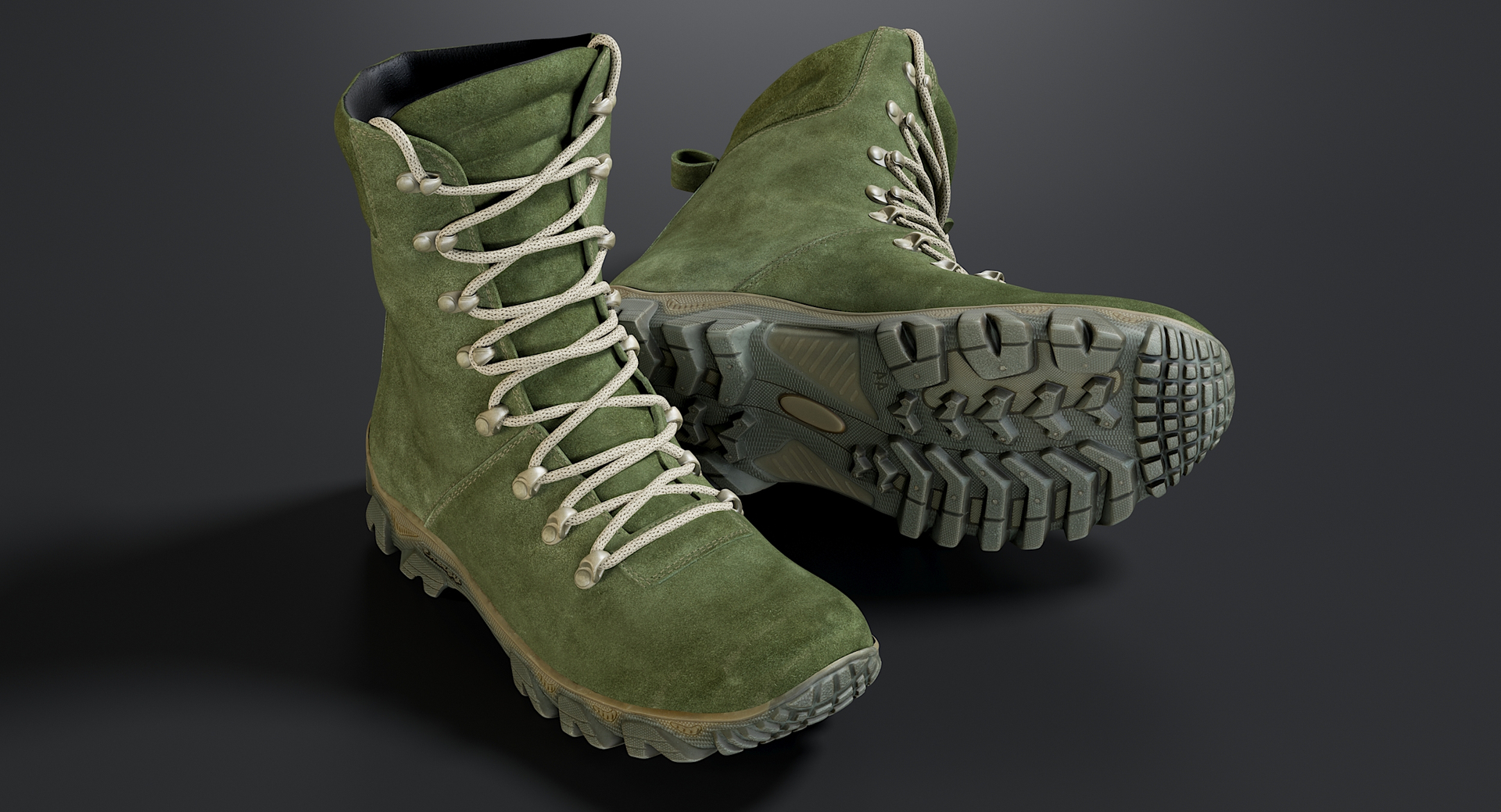 3D realistic shoes 1 boot - TurboSquid 1437649