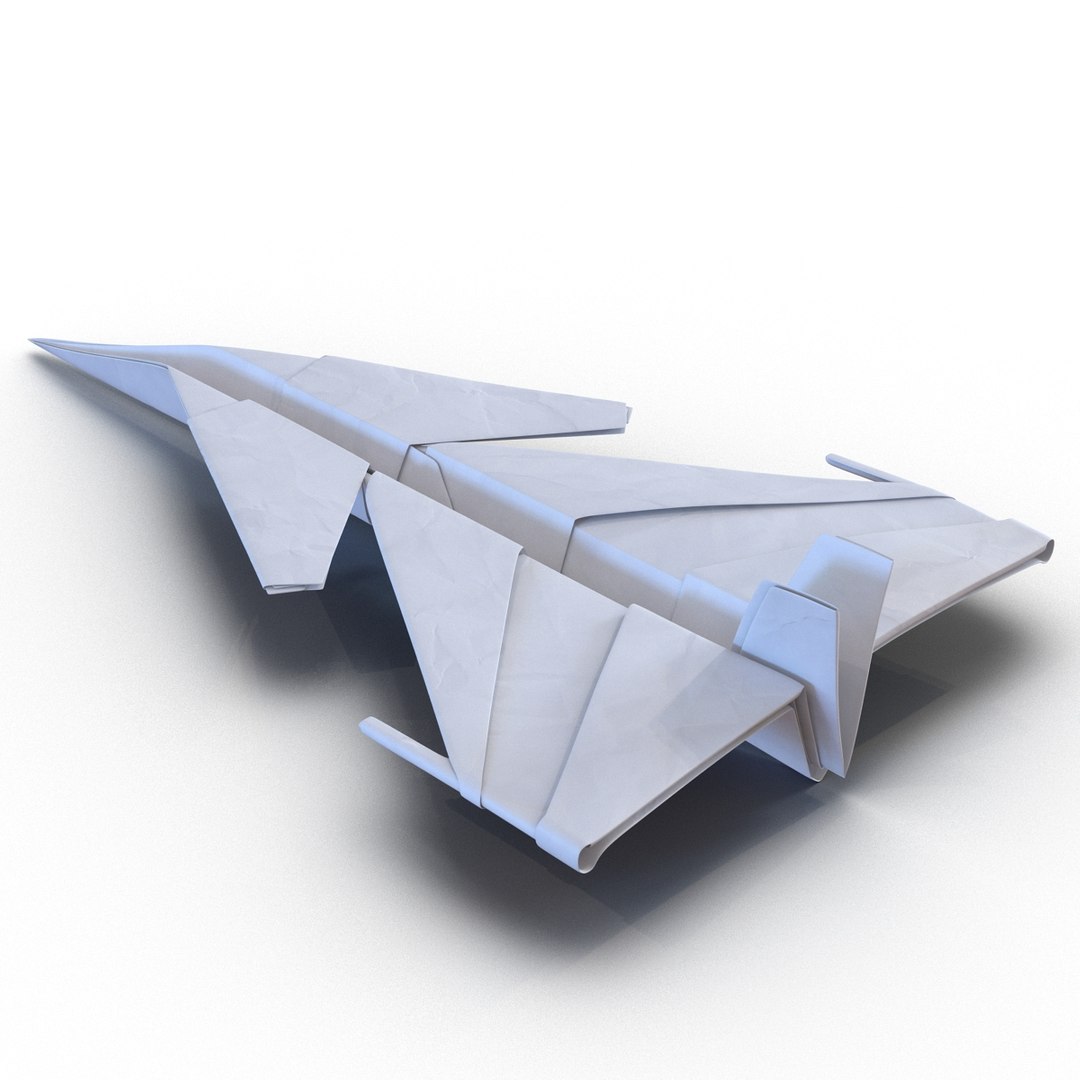 Paper Plane 4 3d Model