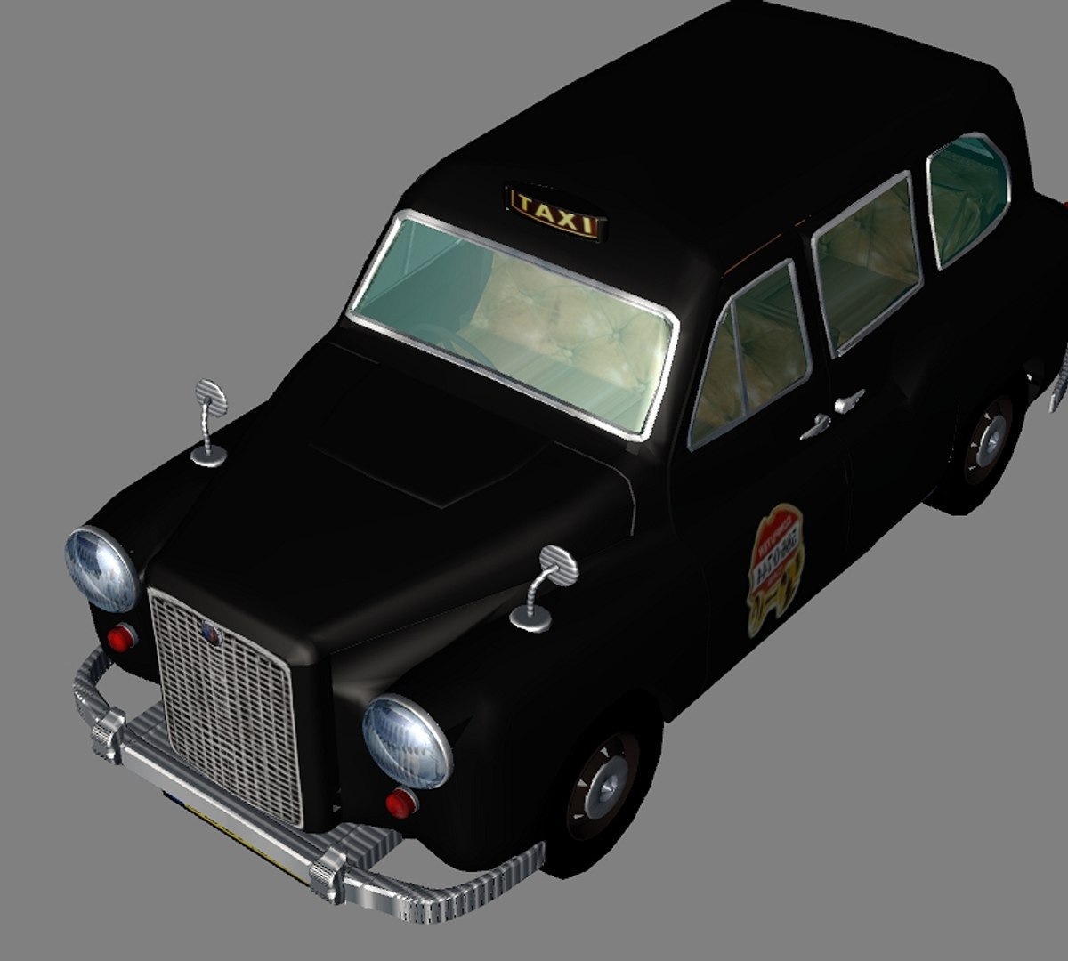 Austin Fx4 3d Model