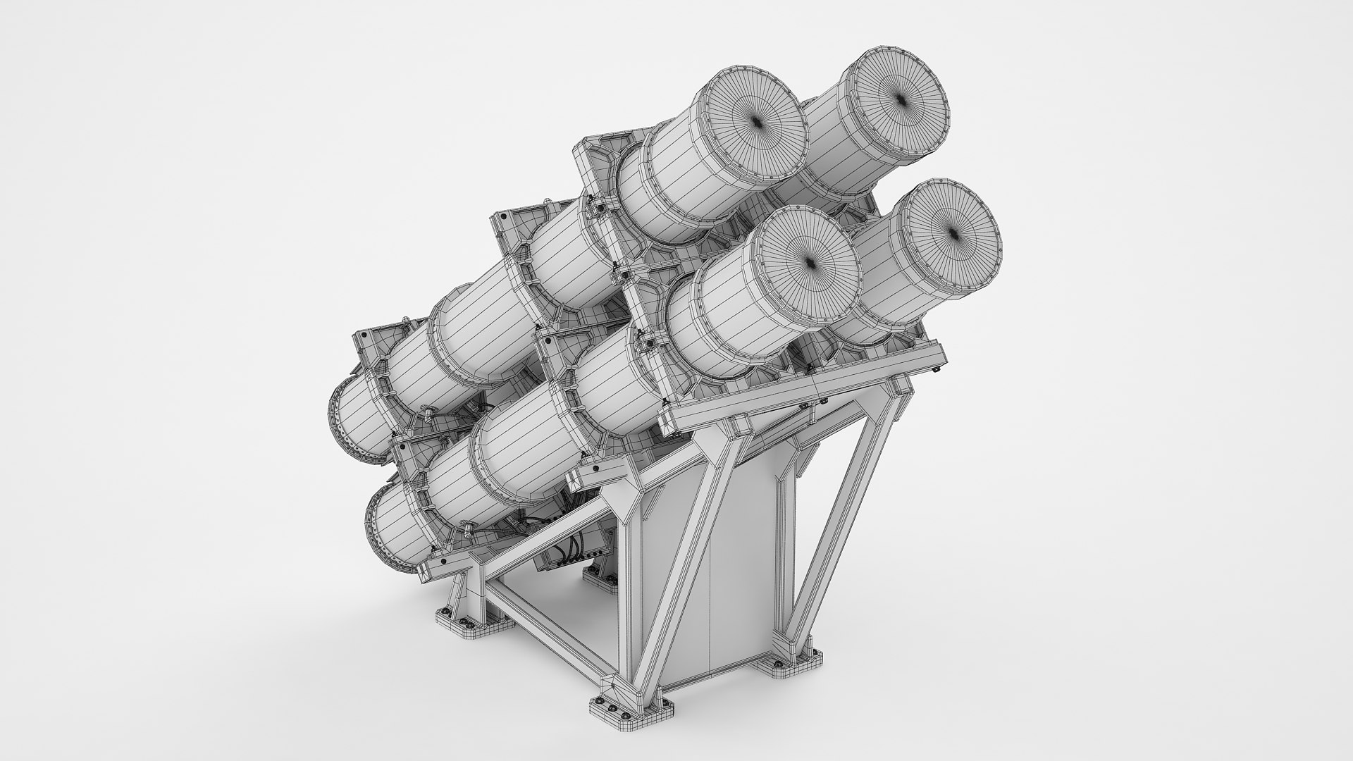 Mk-141 missile launching 3D model - TurboSquid 1460487