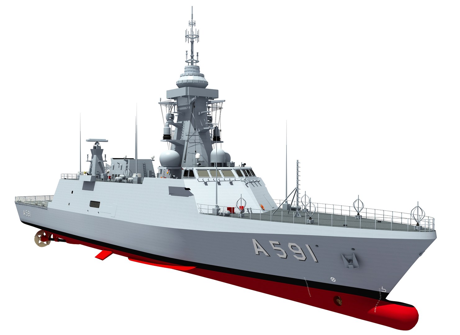TURKISH MILGEM CLASS WARSHIPS 3D Model - TurboSquid 2341909