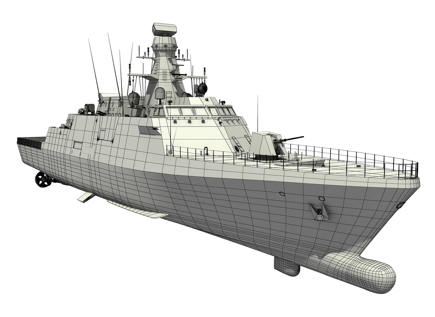 TURKISH MILGEM CLASS WARSHIPS 3D Model - TurboSquid 2341909