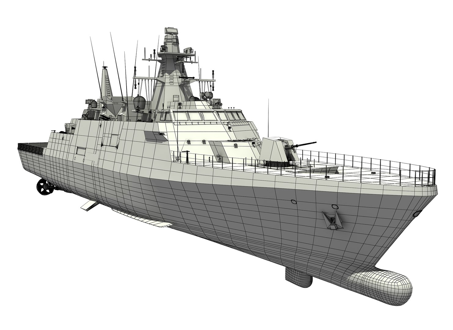 TURKISH MILGEM CLASS WARSHIPS 3D Model - TurboSquid 2341909