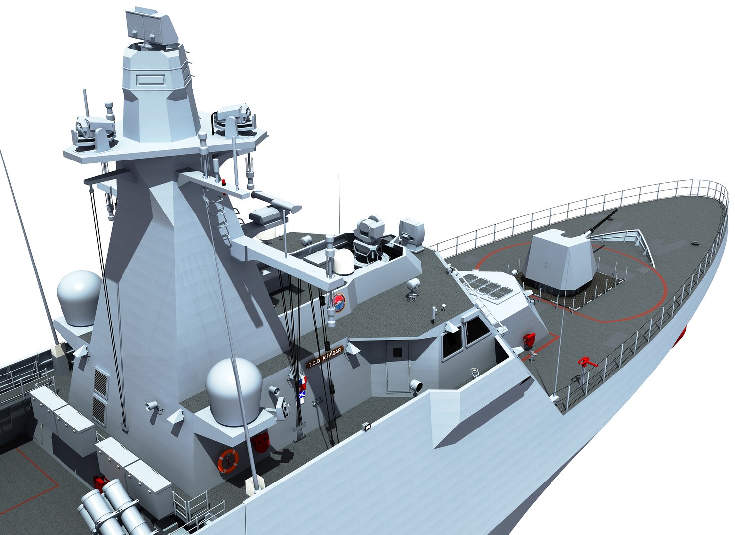 TURKISH MILGEM CLASS WARSHIPS 3D Model - TurboSquid 2341909