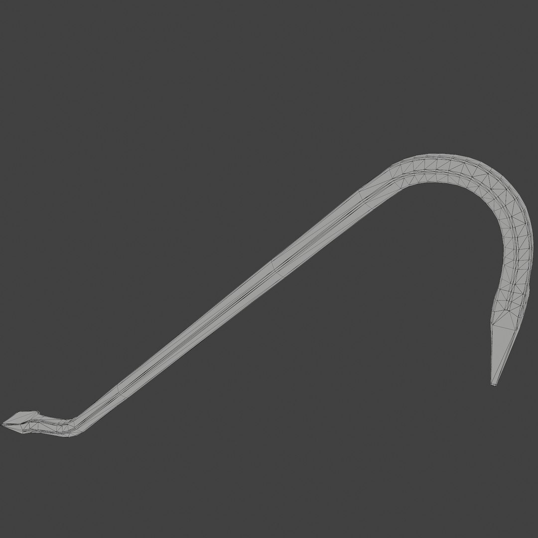 Max Crowbar Asset Polys