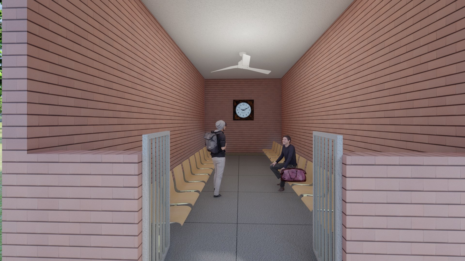 Bus Terminal 3D Model With Lumion File Model - TurboSquid 2020350