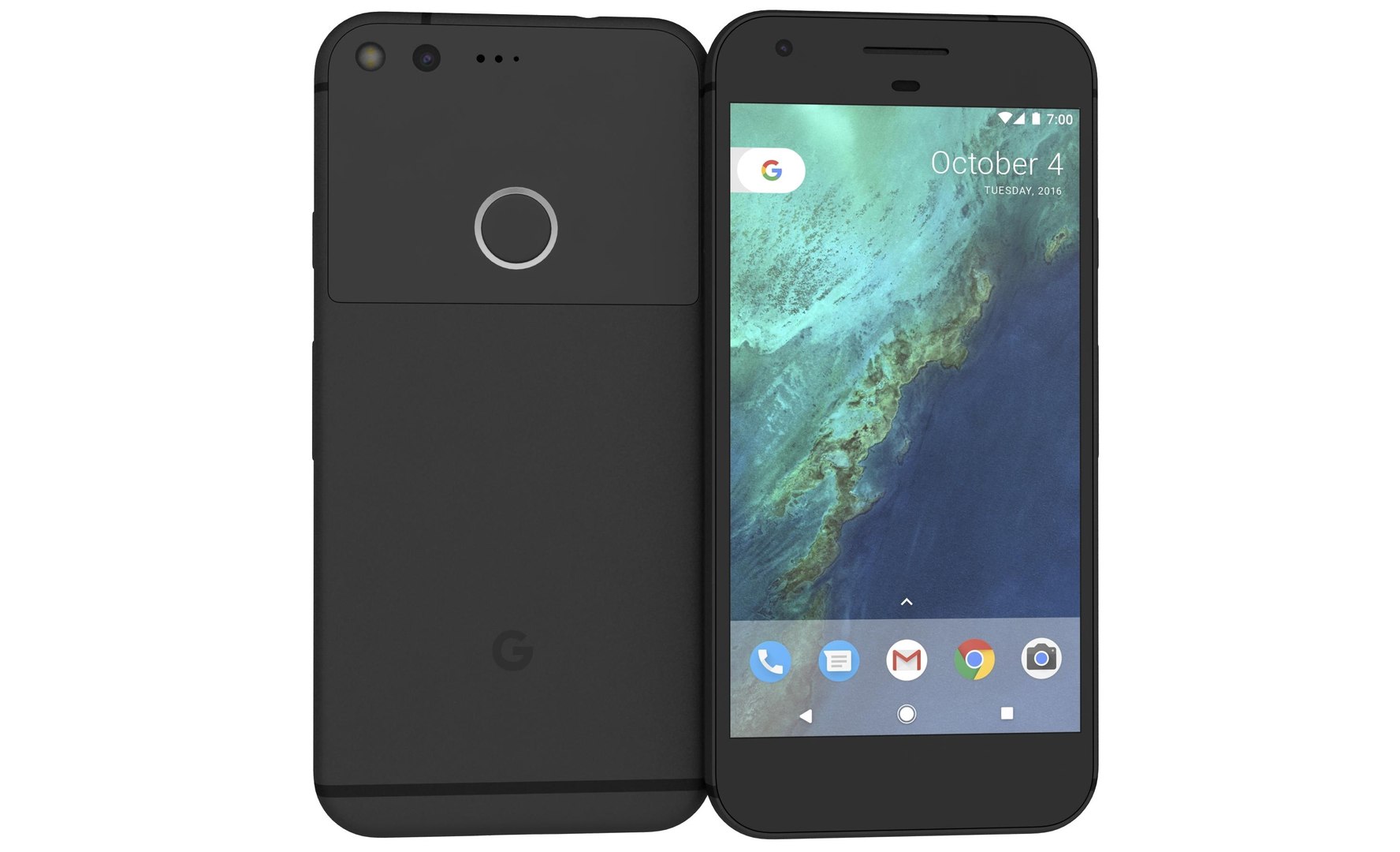 Google Pixel Quite Black 3d Model