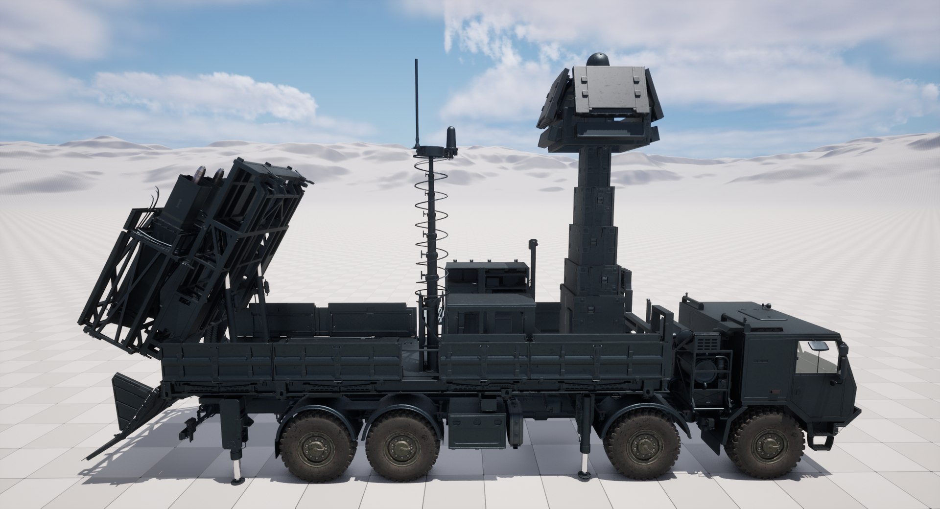 3D Rigged Israel SPYDER Air Defense System Model - TurboSquid 2427536