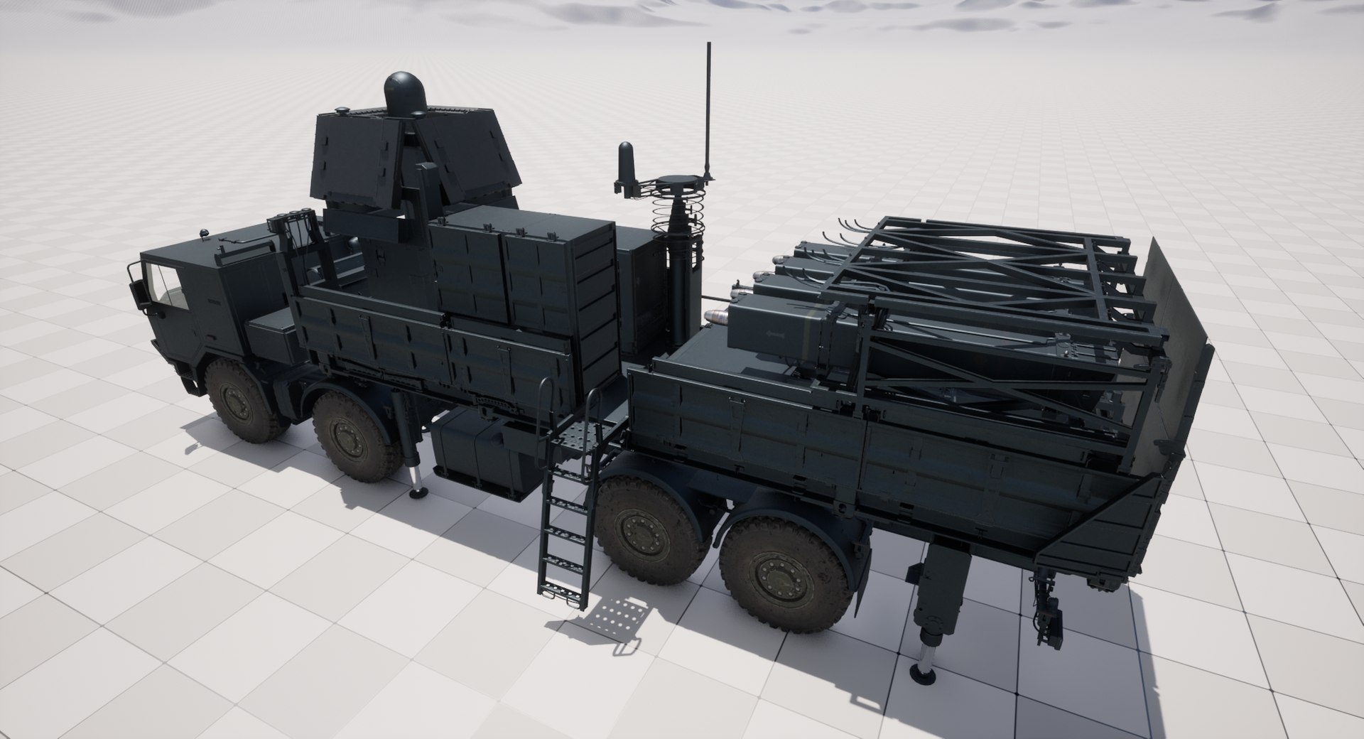 3D Rigged Israel SPYDER Air Defense System Model - TurboSquid 2427536