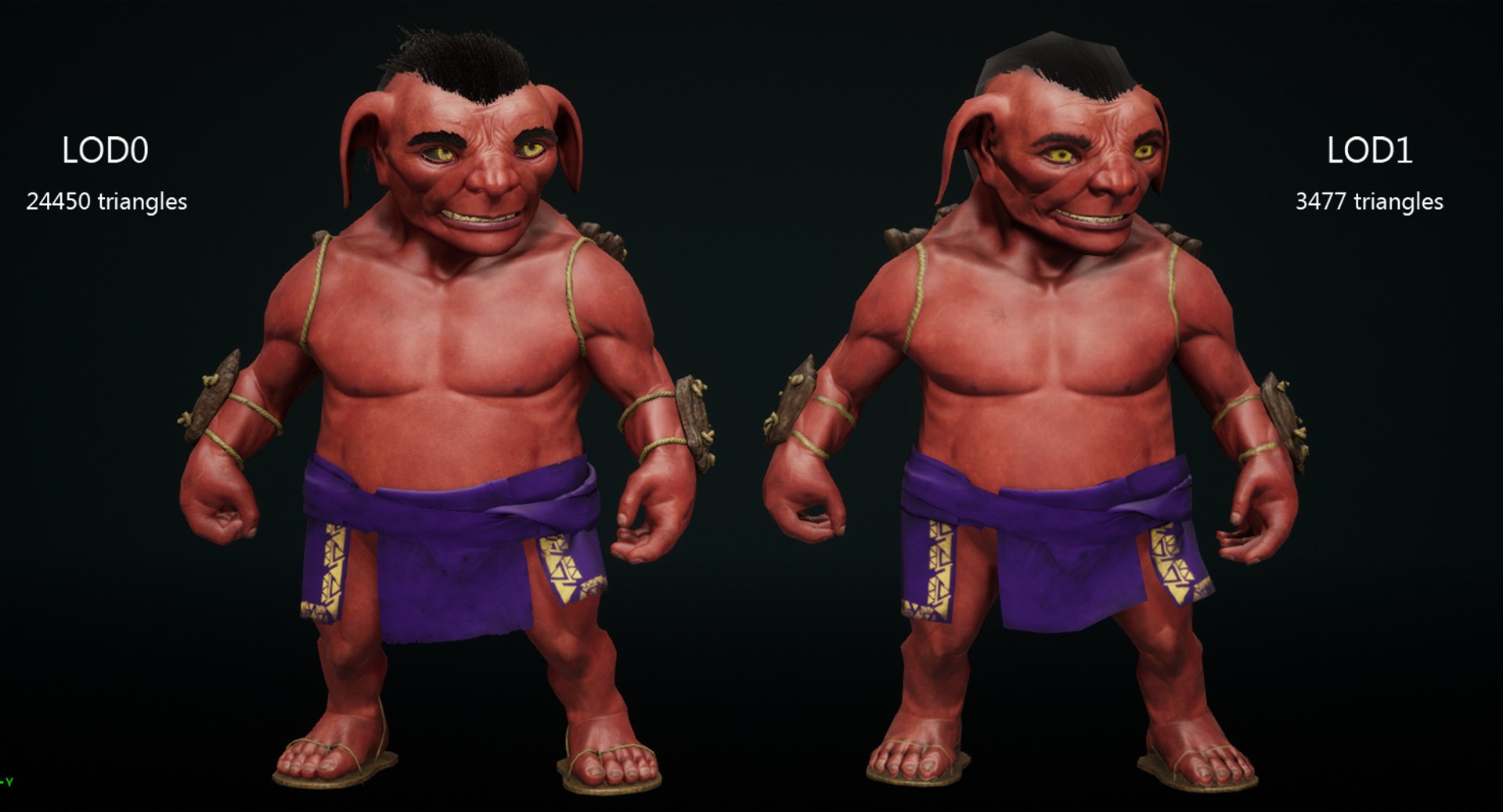 3D Tribal Goblin - TurboSquid 1194967