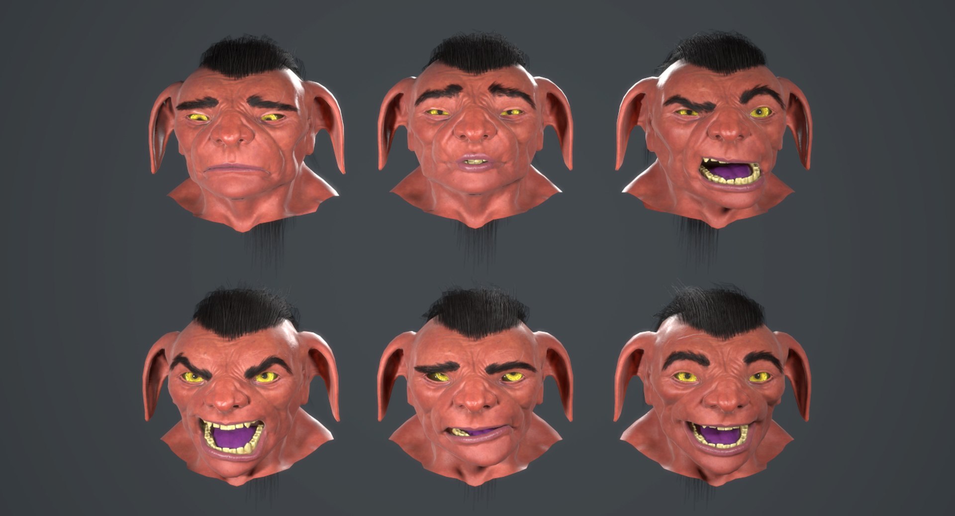 3D Tribal Goblin - TurboSquid 1194967