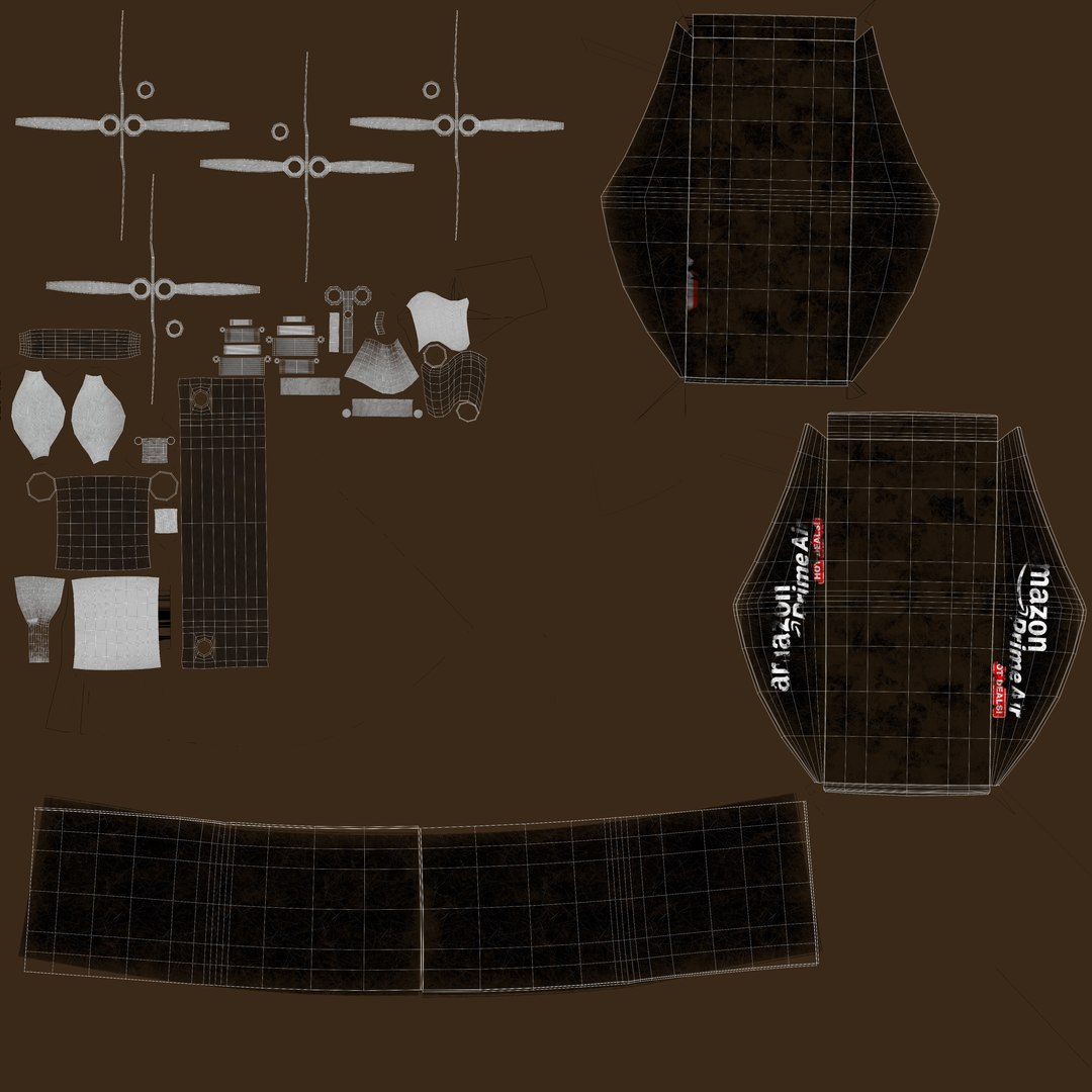 3D Drone Basket Rope Model - TurboSquid 1653949