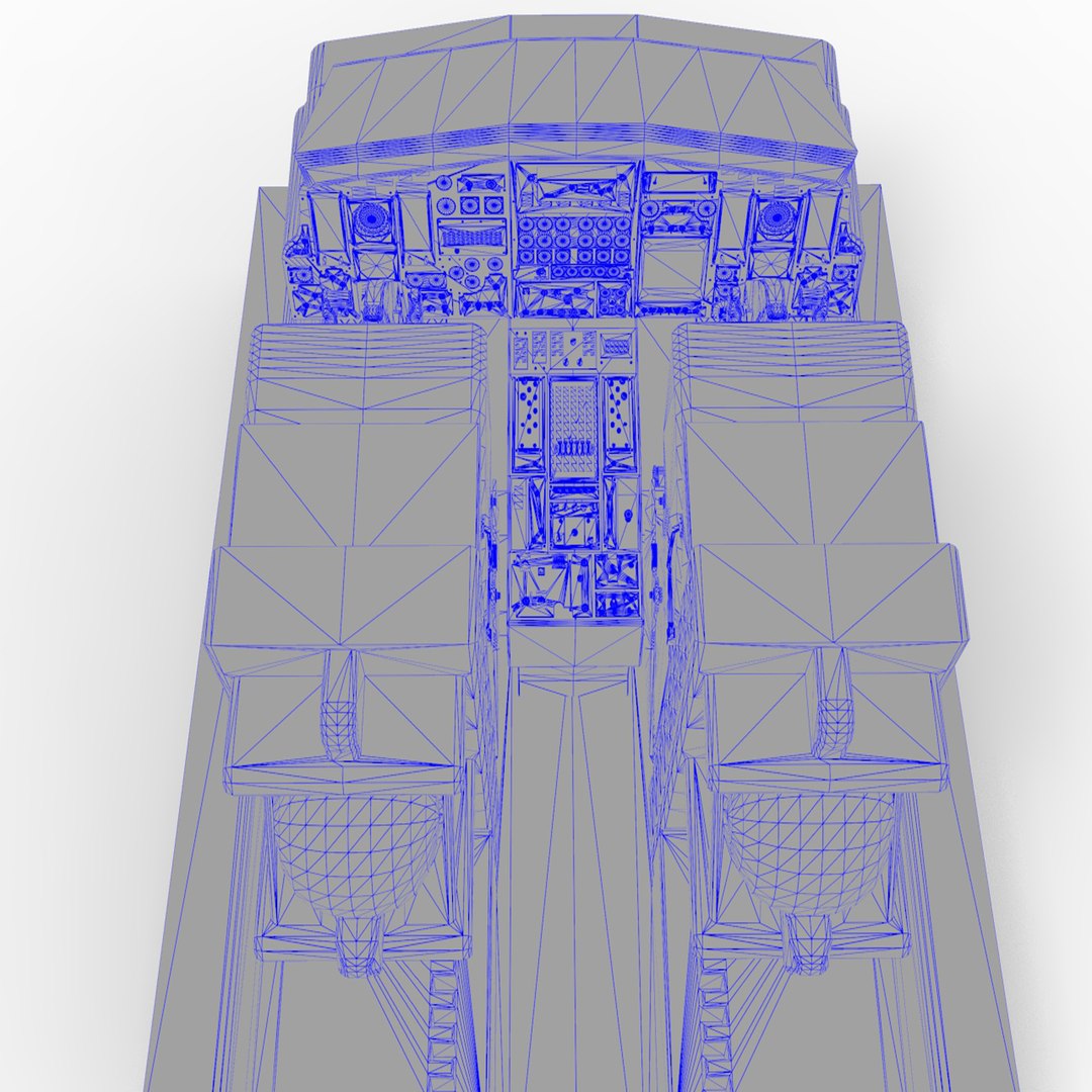 Plane Cockpit 3D Model - TurboSquid 1852559