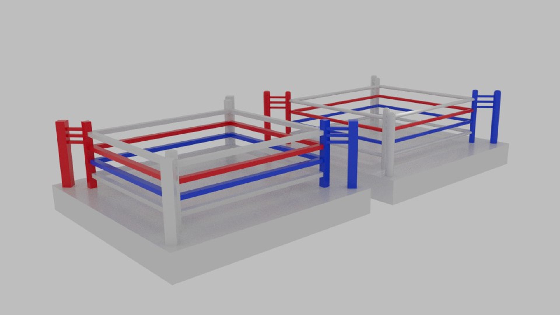 Free Boxing Ring 3d Model